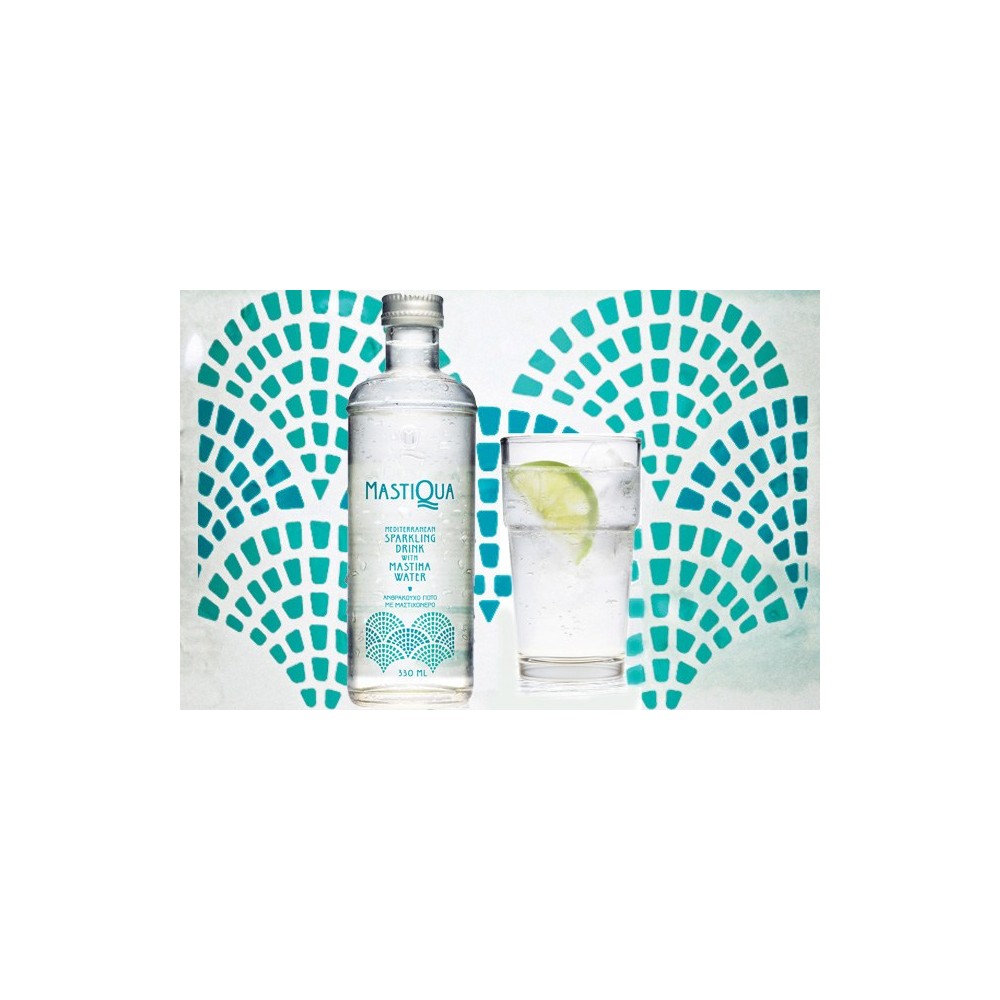 Mastiqua, Sparkling water with Mastic 330ml MASTIQUA