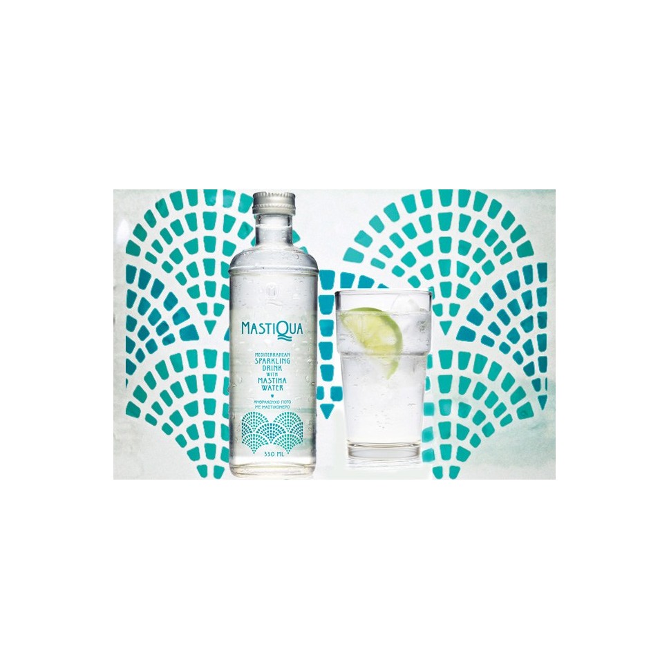 Mastiqua, Sparkling water with Mastic 330ml MASTIQUA