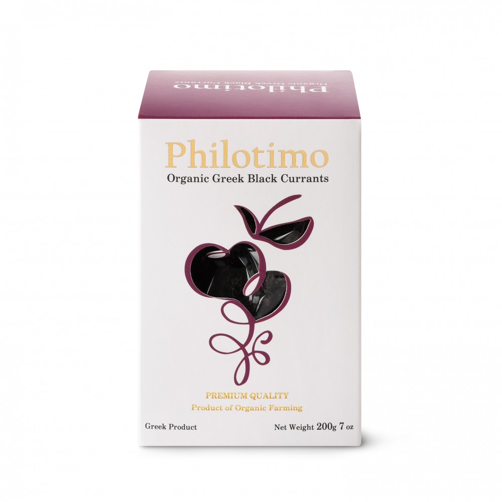 Organic greek black Corinthian Currants 200g PHILOTIMO
