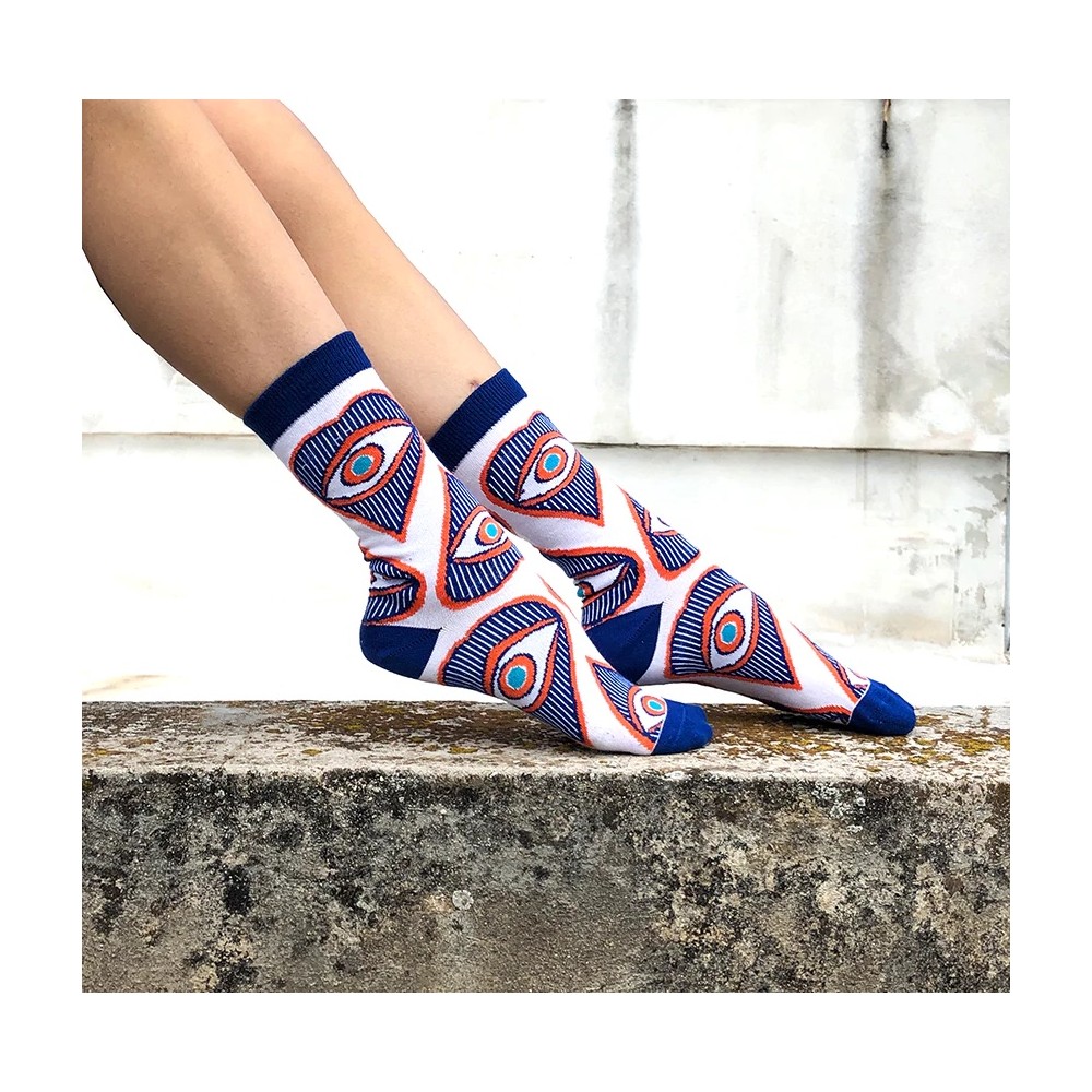 Greek Socks "Eye - Heart" A FUTURE PERFECT