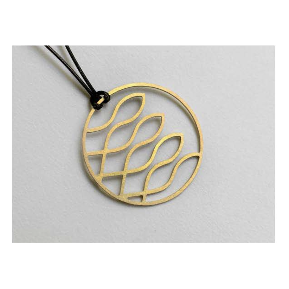 Pendentif plaqué or 18k - Fish Flow A FUTURE PERFECT