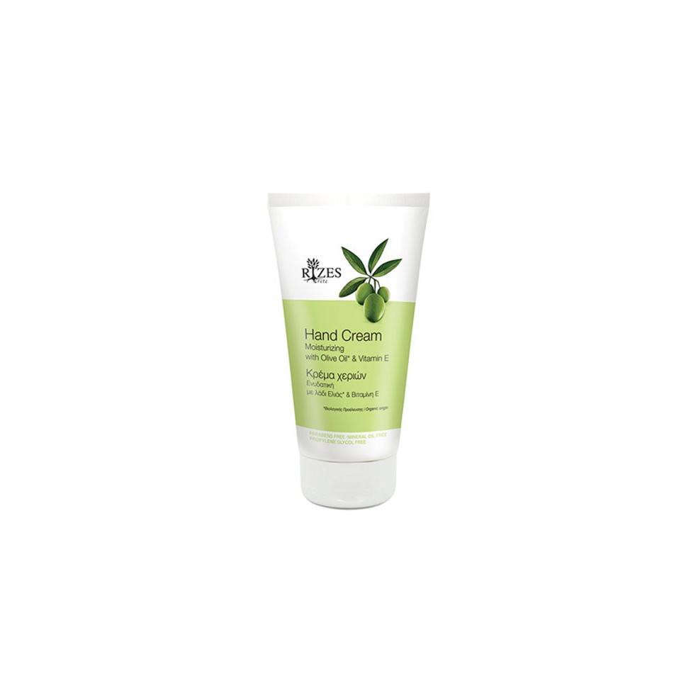 Hand cream with organic olive oil and vitamin E RIZES CRETE