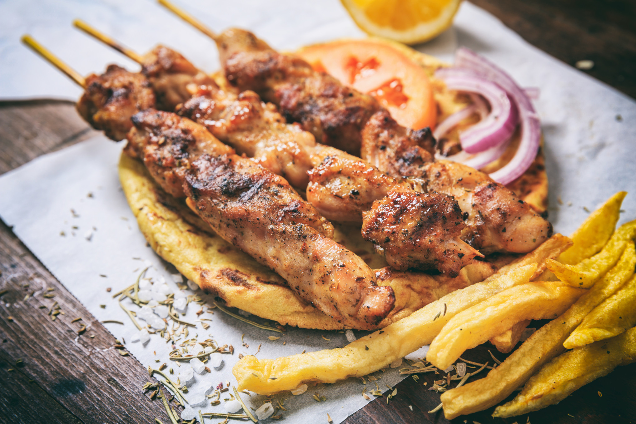 Pites for souvlakia - Poupadou