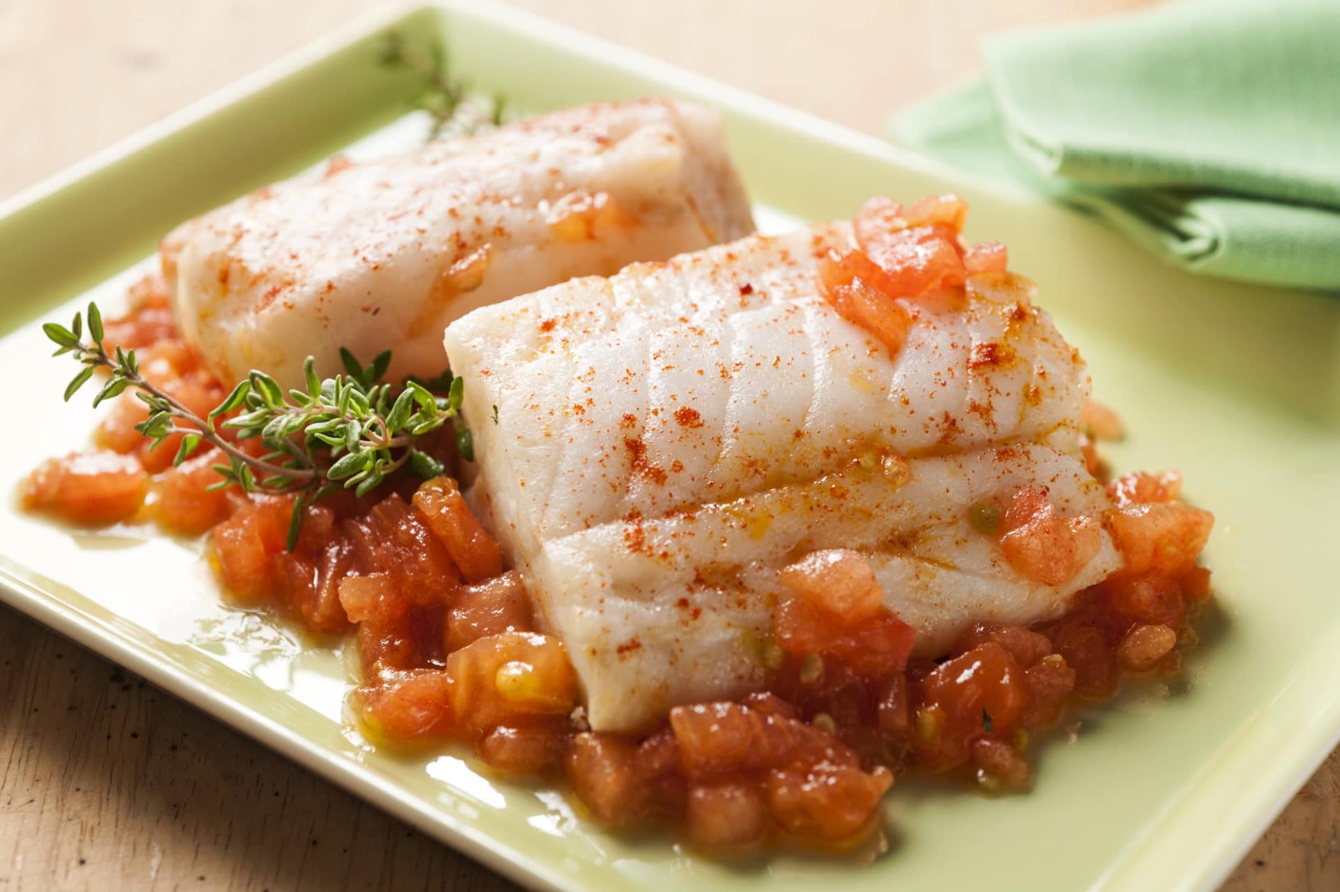 Psari sto fourno ou Poisson au four, un plat sain - Poupadou