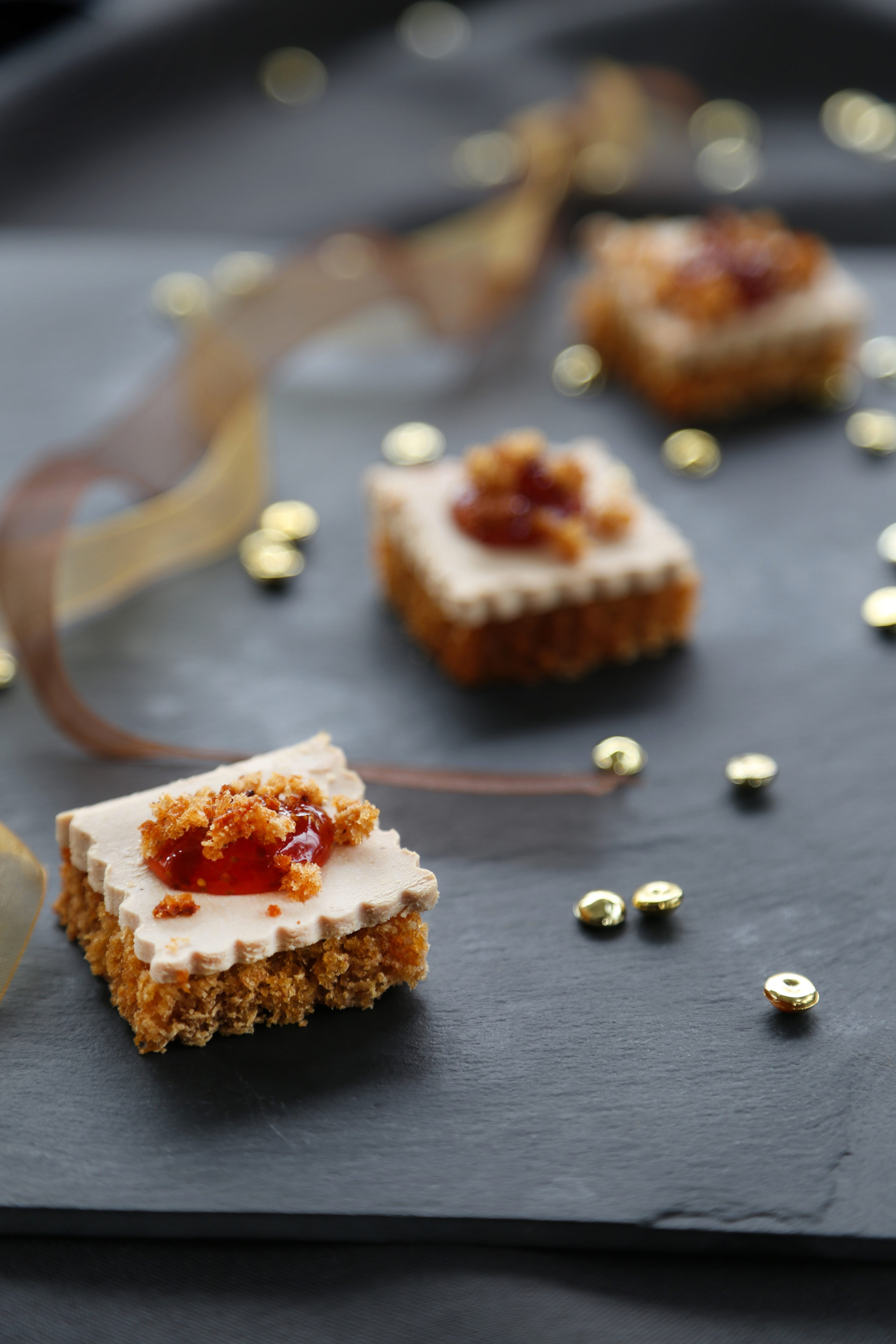 Toasts au foie gras et pain d'épices - Poupadou