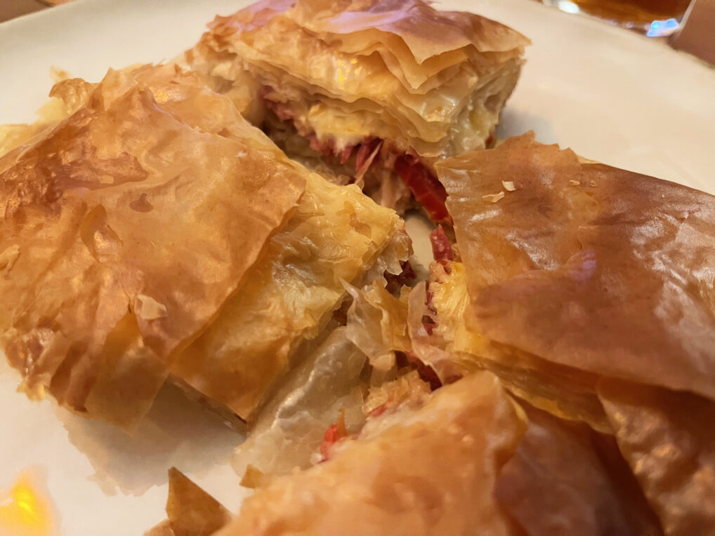 Pastourmadopita ou pita Kesarias - Poupadou